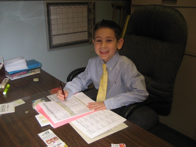 Photos: Principal for a day