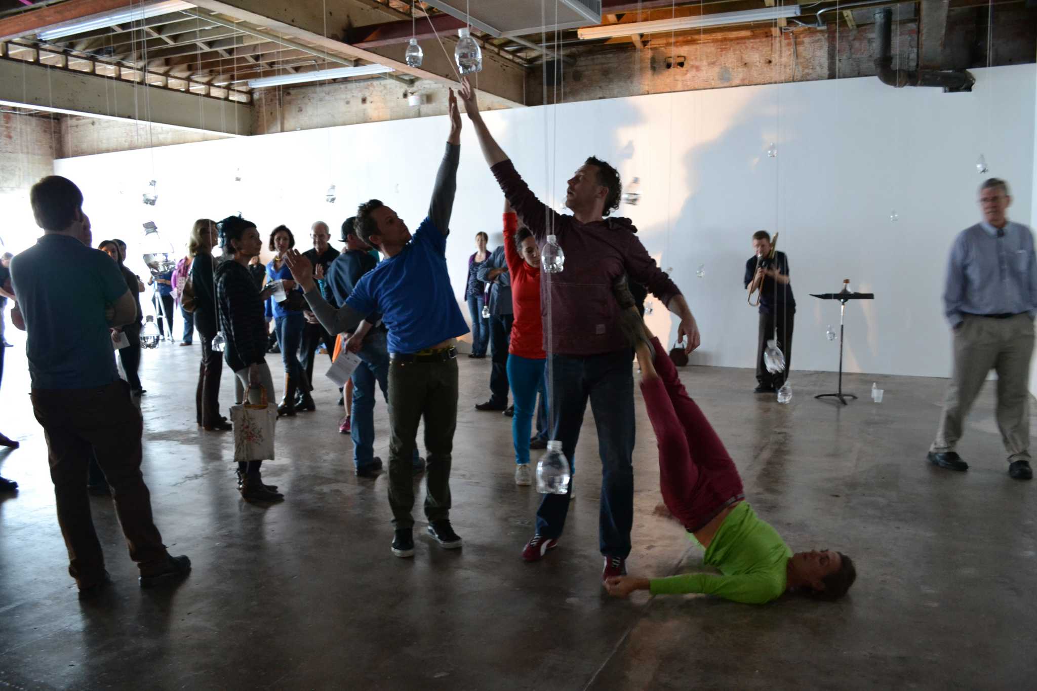 'Free Fall' provides perfect stage for dance, music, art to interact