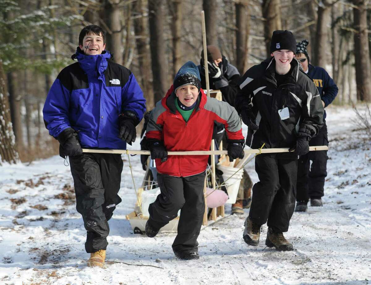 Scouts descend on Seton reservation for winter derby