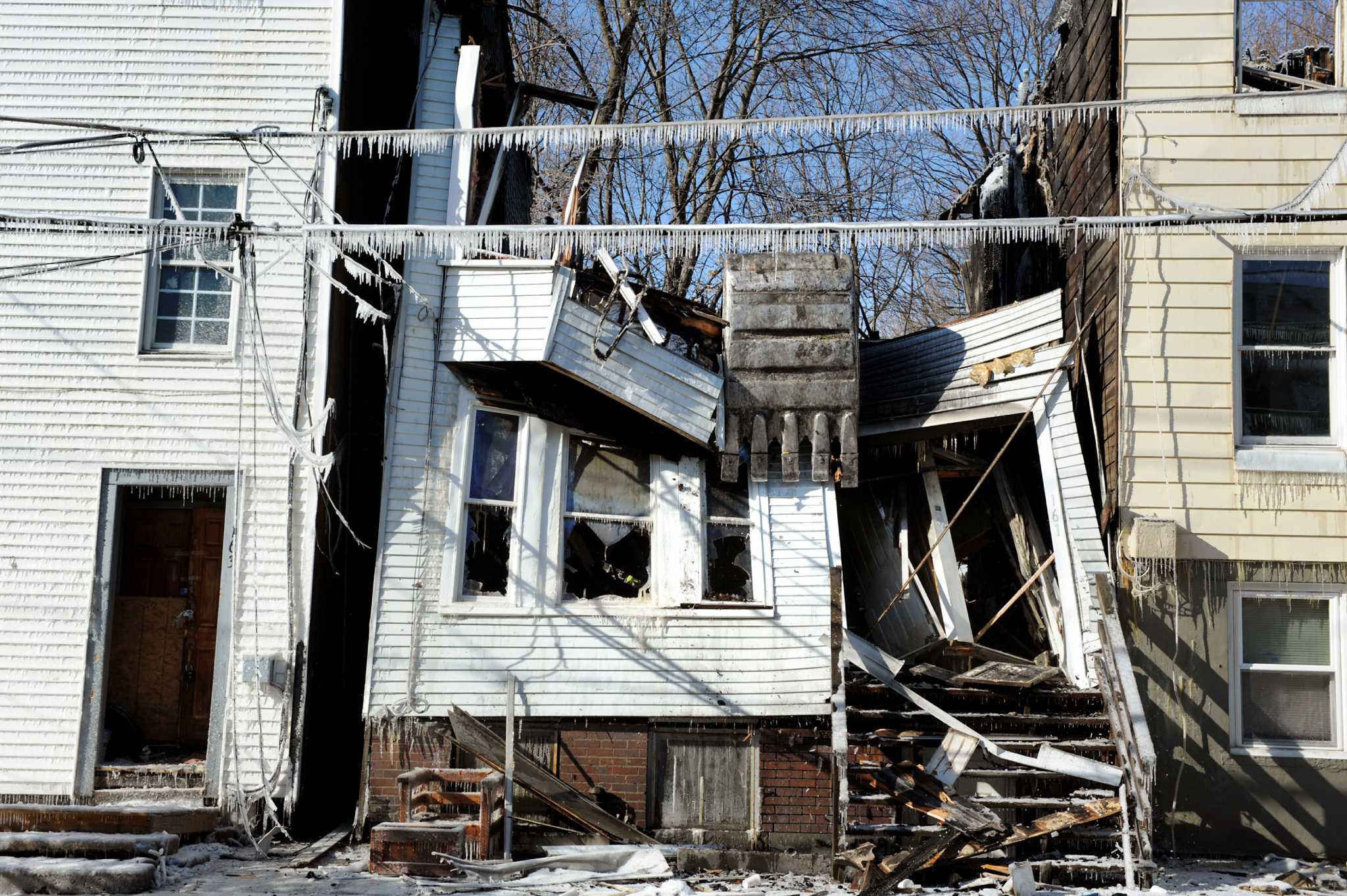 Buildings razed after two fires