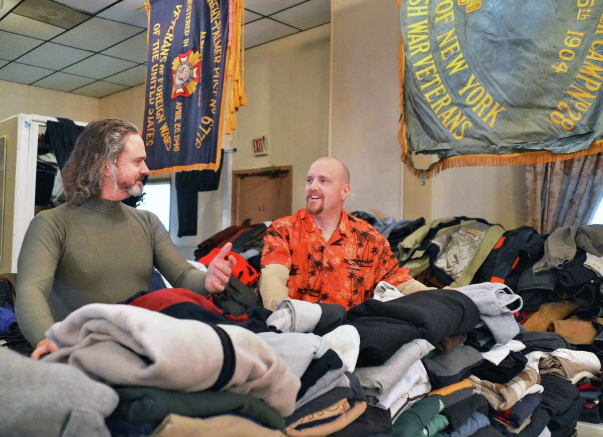 They brave chill for homeless veterans