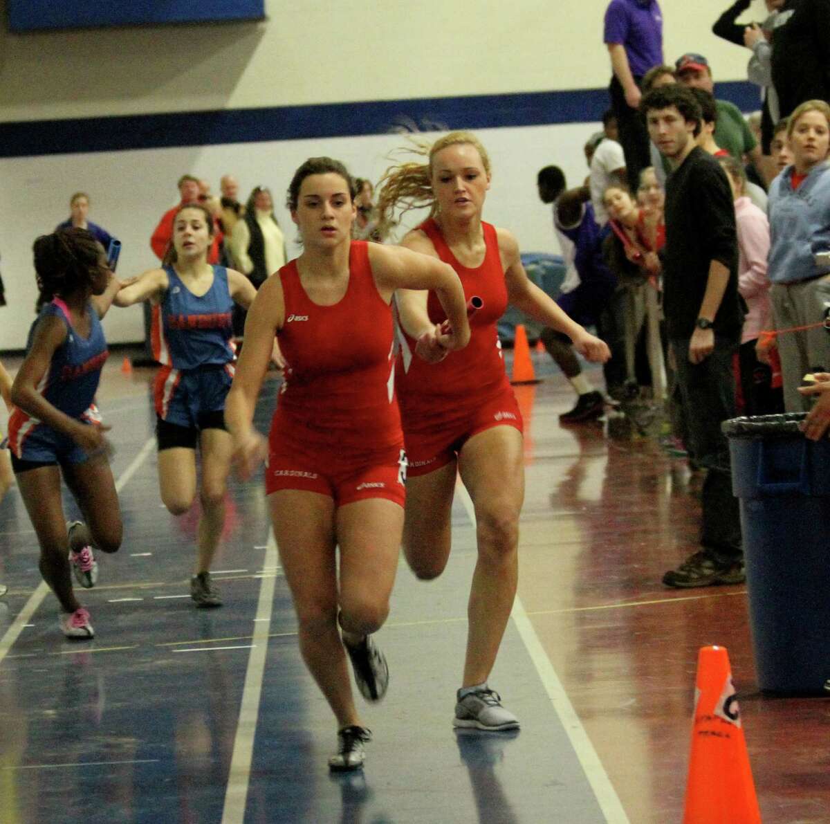 Greenwich girls second, boys fourth at FCIAC West Indoor Track ...