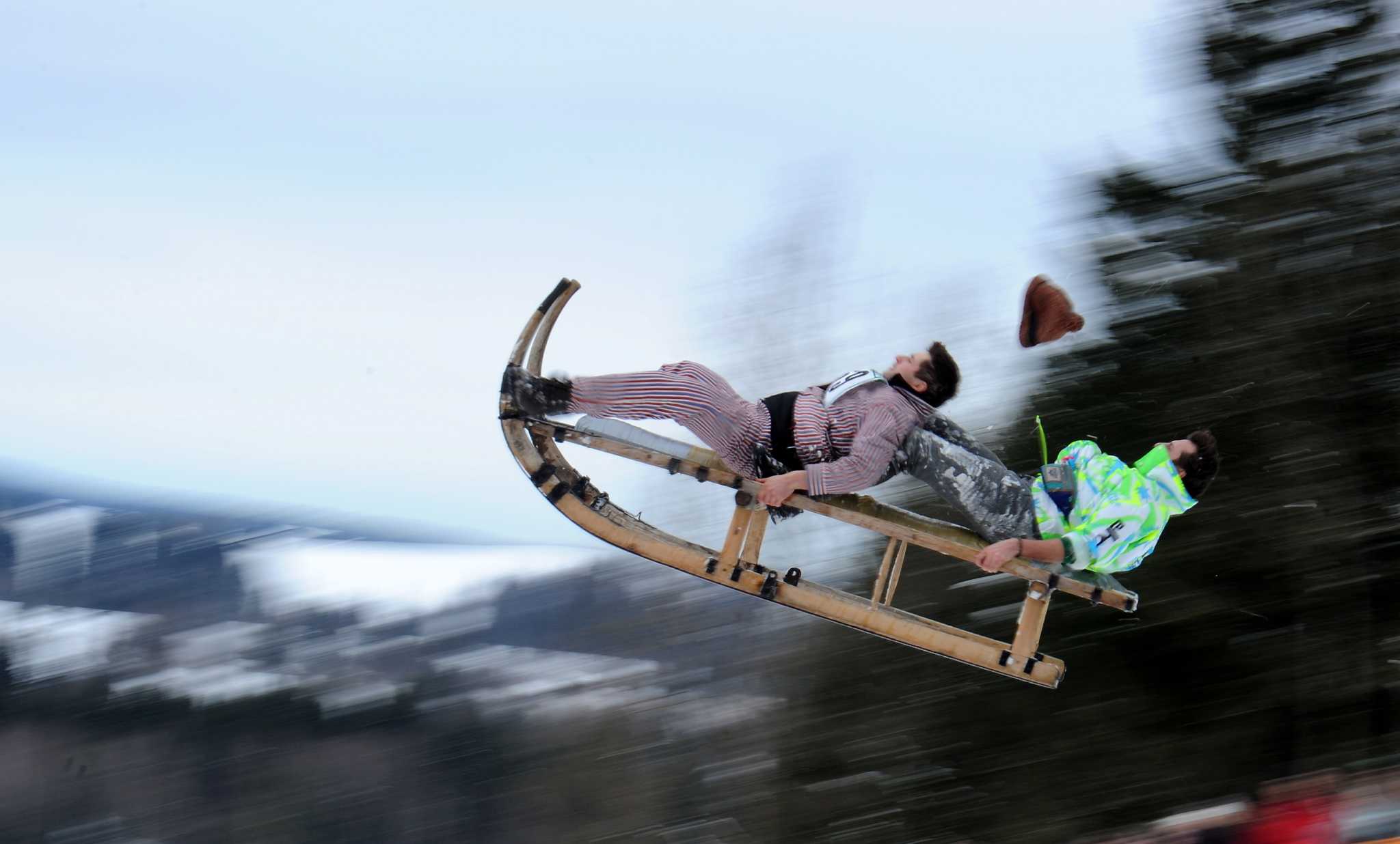 Wildest photos of the day: German sledding