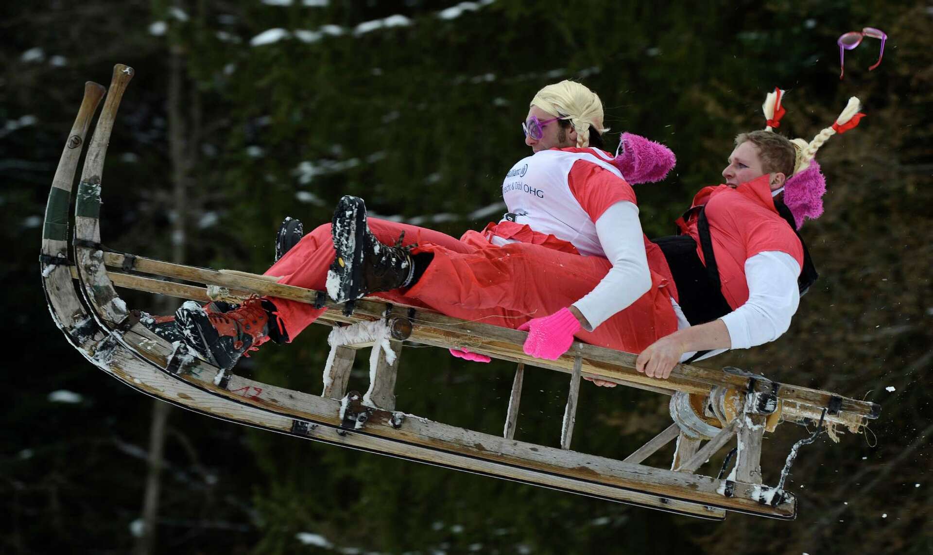 Wildest photos of the day: German sledding