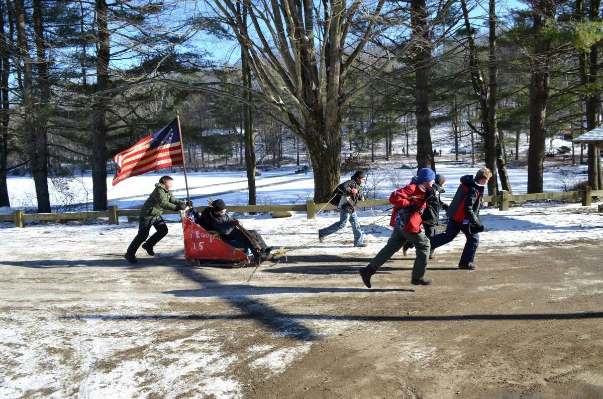 Rough sledding: Greenwich Boy Scouts brave the elements during annual ...