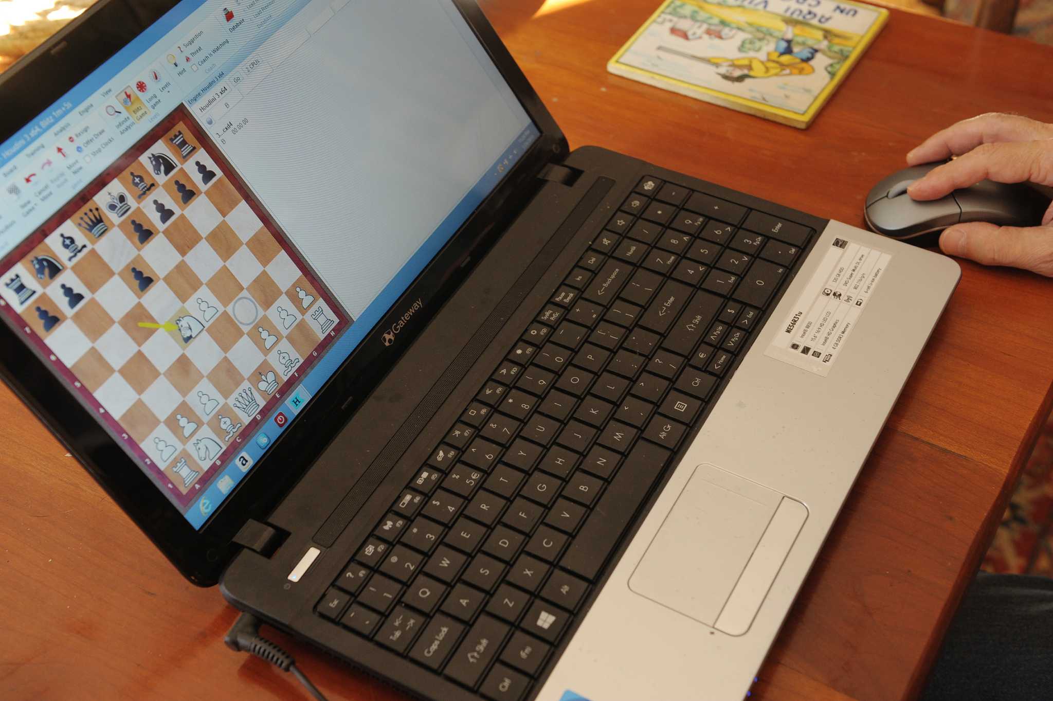 Man vs. laptop, always a draw