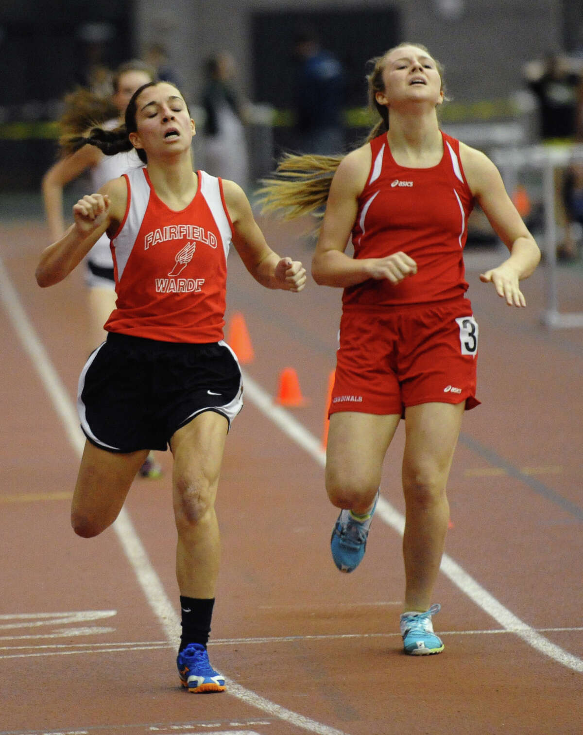 Darien rolls to FCIAC girls track championship