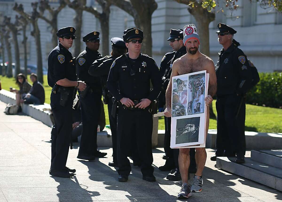 Nude Activists Protest San Francisco's Ban On Nudity