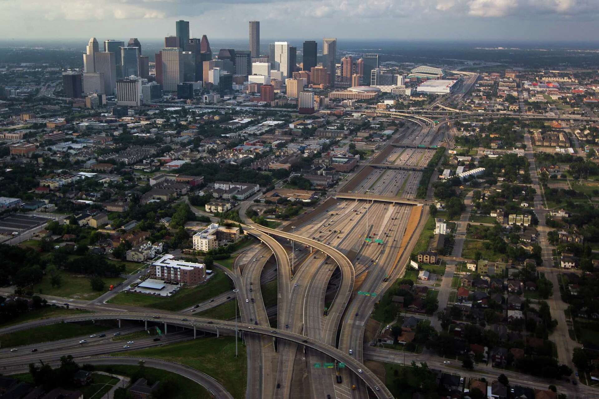 Highway Interchange Houston Texas