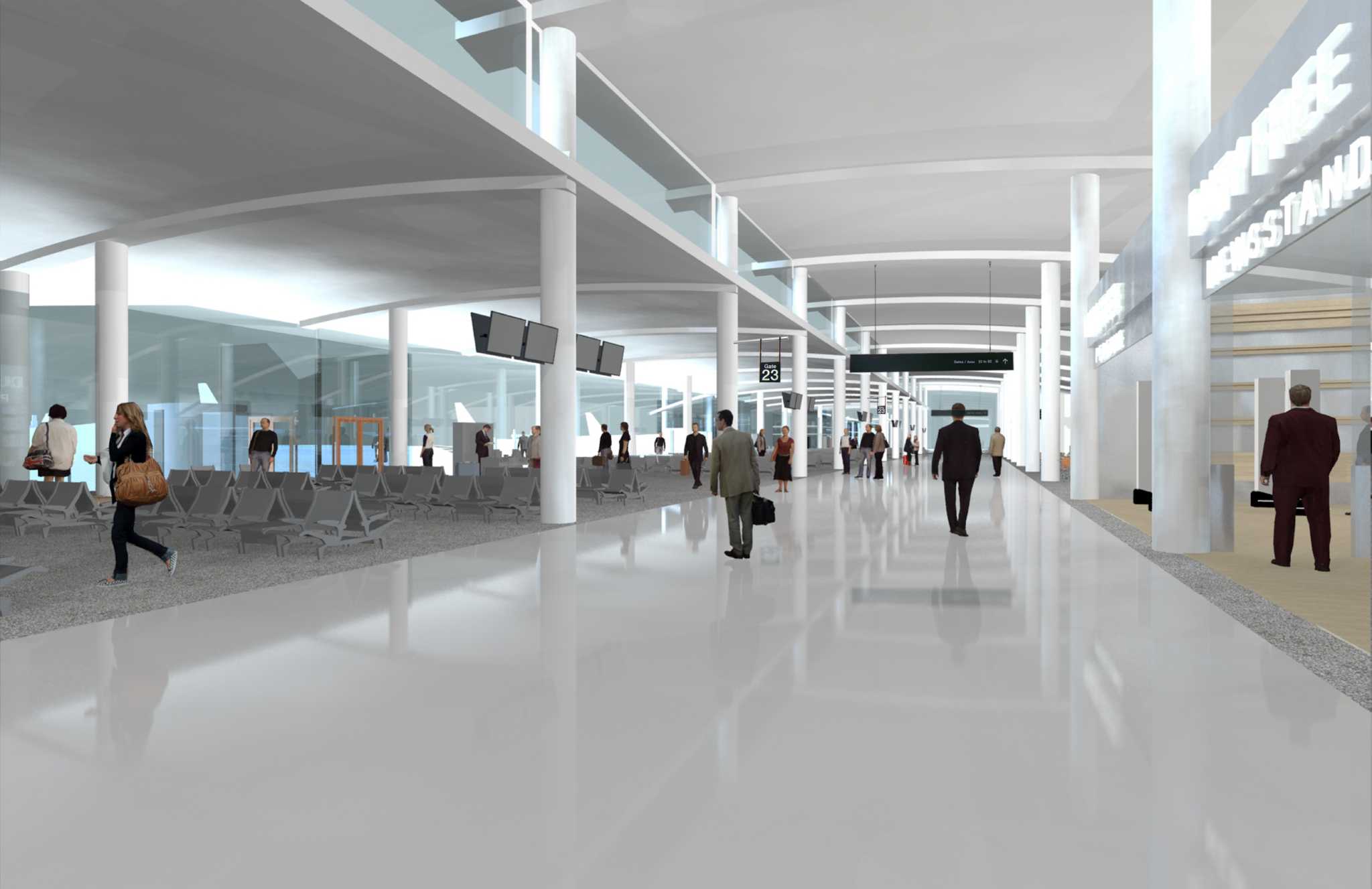 Hobby Airport expansion plan includes new concourse, inspection facility