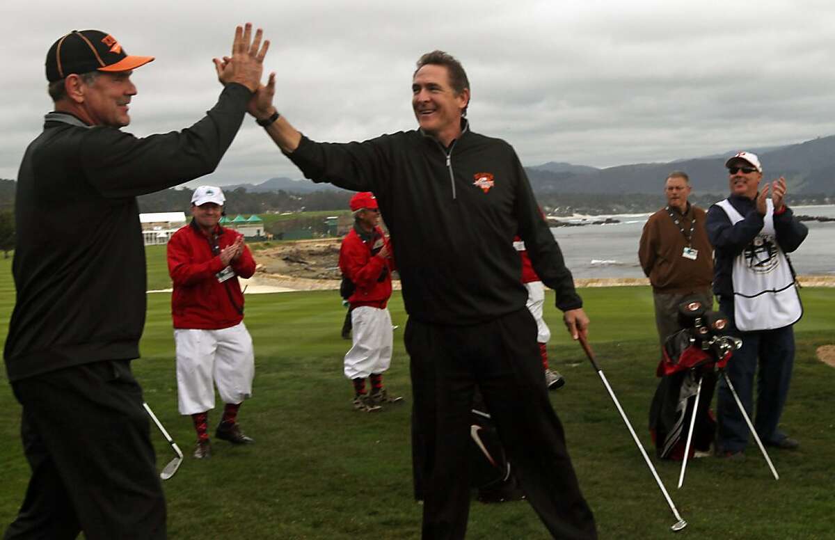 Charity golf amid a Super Bowl hangover