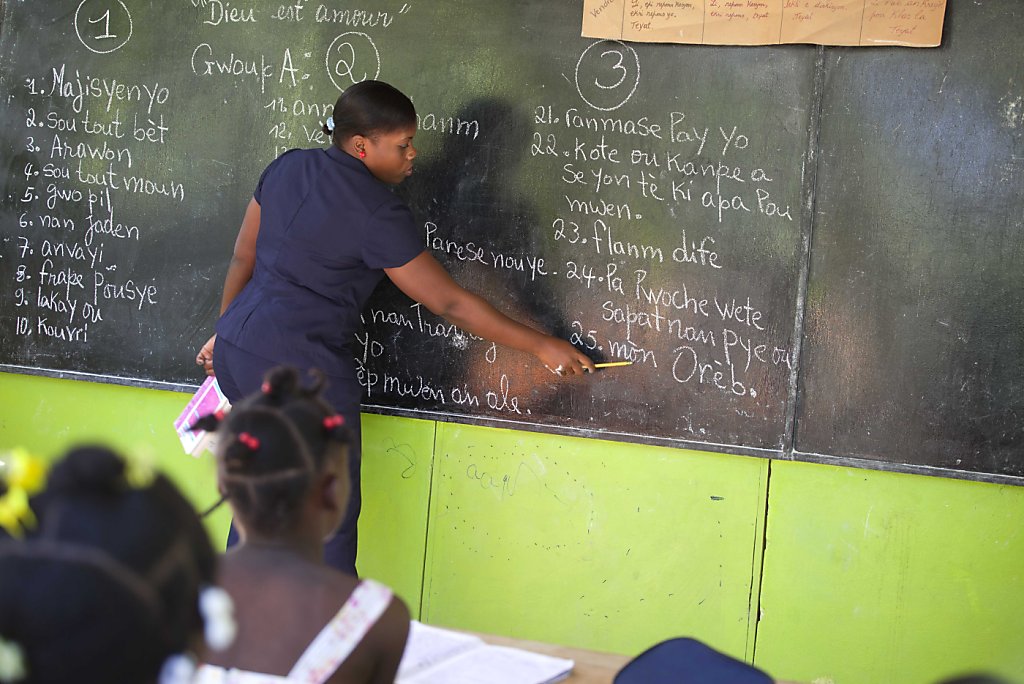Haiti moves toward teaching in Creole