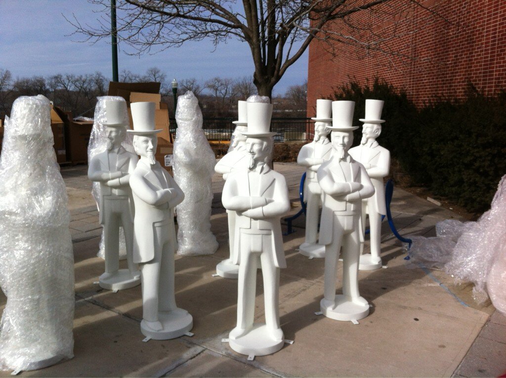 Colorful future for Uncle Sam statues