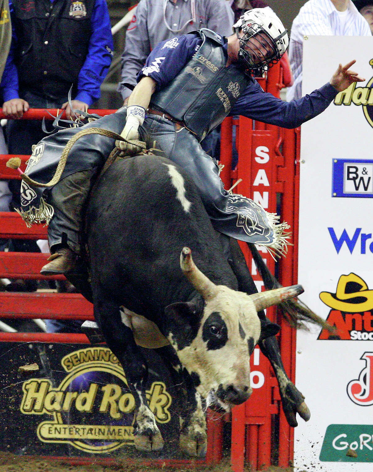 Bull rider Corey Navarre