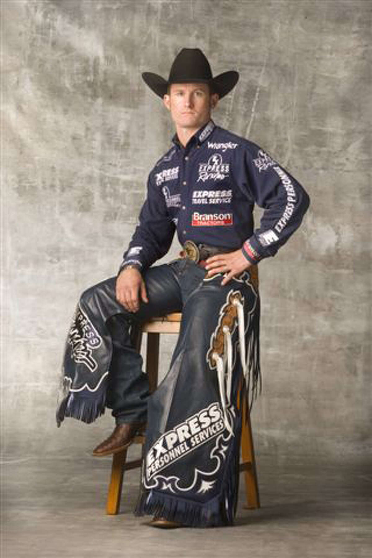 Bull rider Corey Navarre