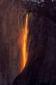 Yosemite waterfall turns into firefall