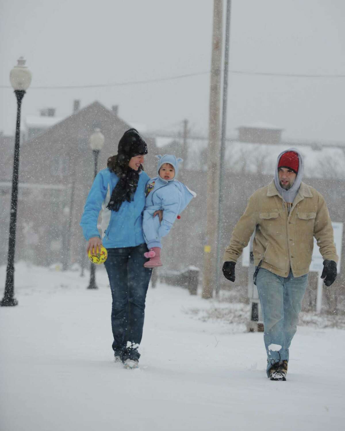 Record-breaking blizzard for Greenwich? Maybe not