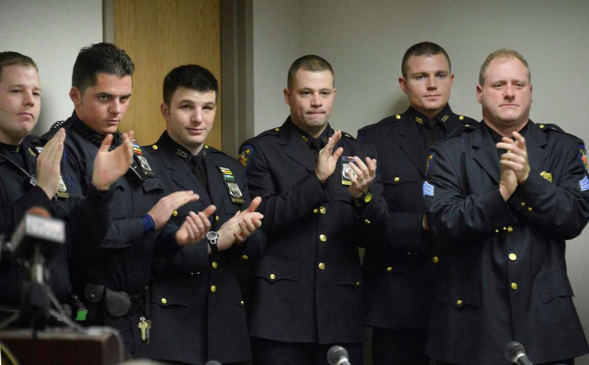 Troy police commissioner sworn in