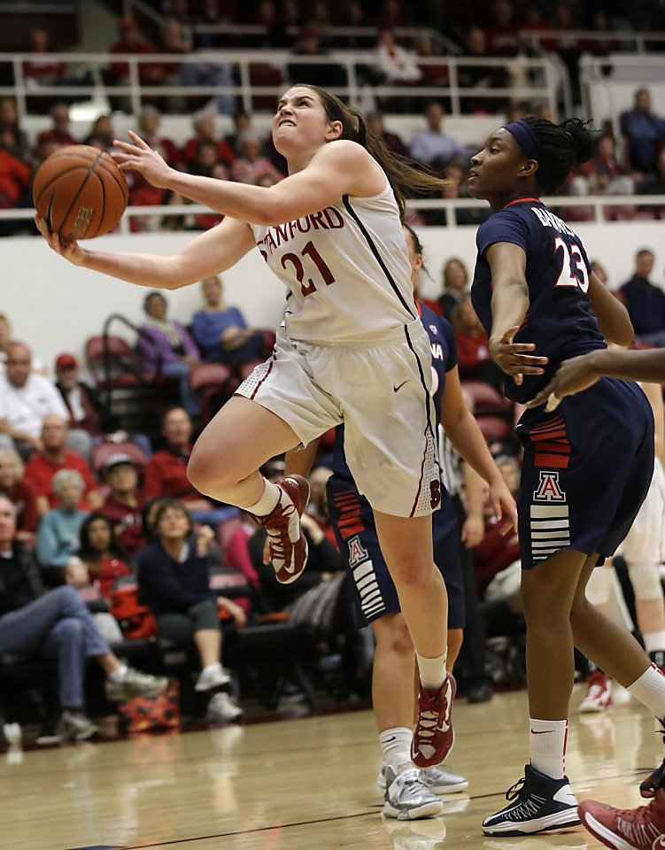 Stanford women roll over Arizona 73-43