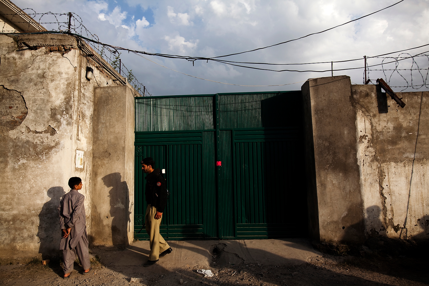 Osama Bin Laden's compound in Abbottabad