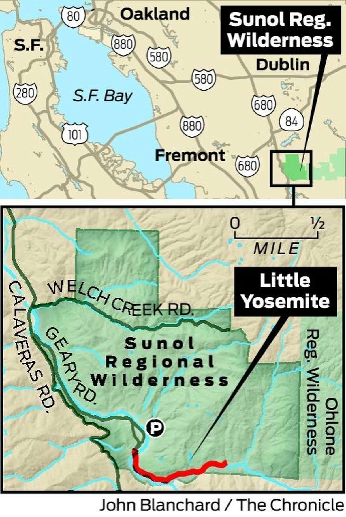 Little Yosemite in Sunol a scenic hike