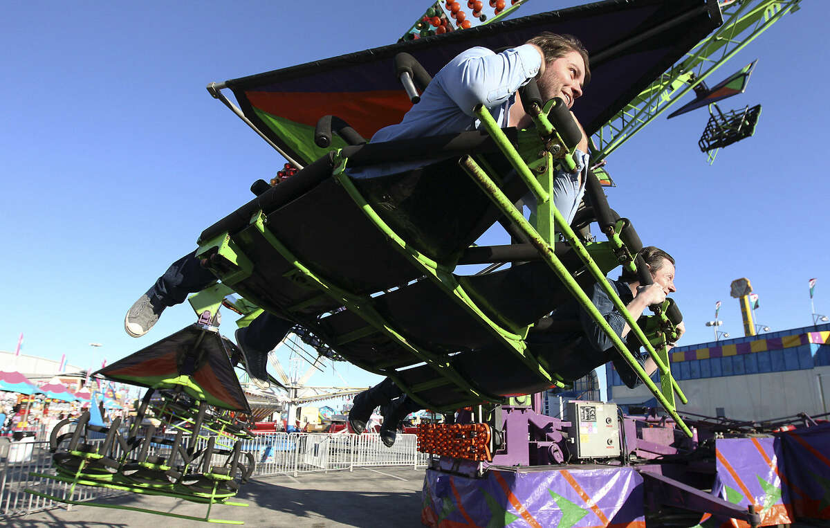 Get your thrills early, often on several rodeo carnival rides
