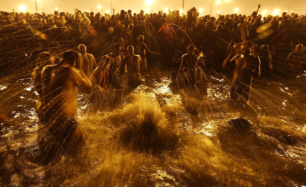 Millions flock to ritual baths
