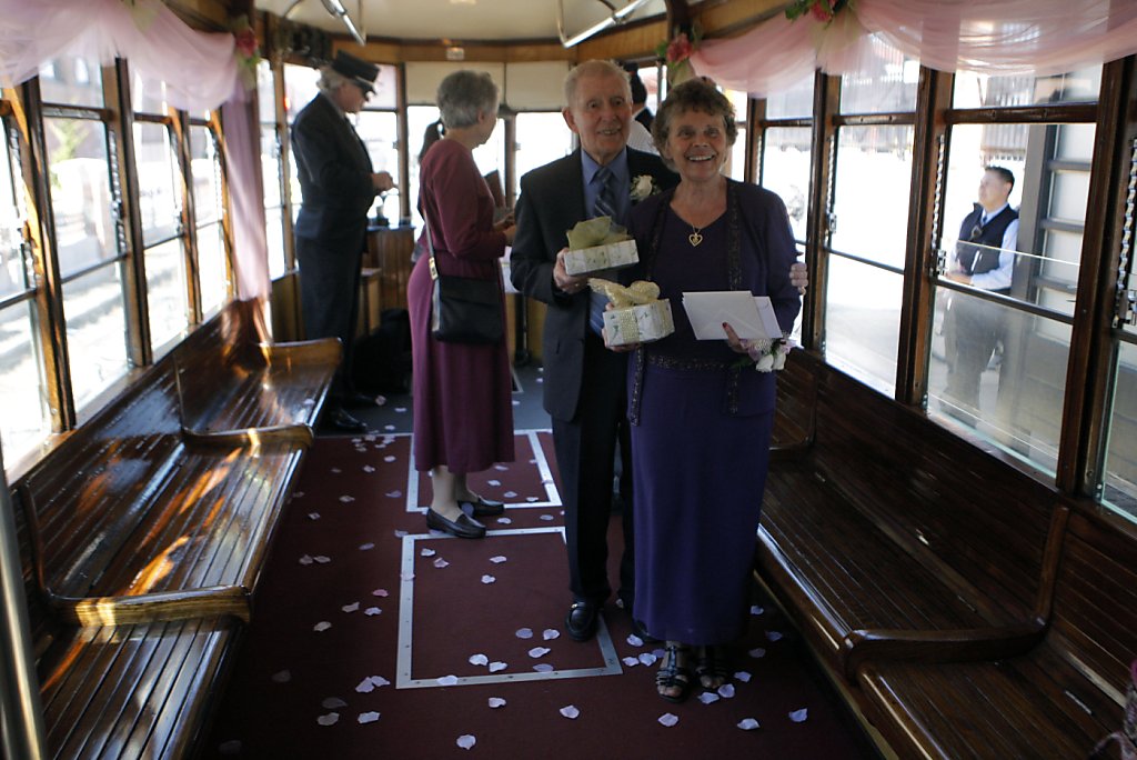 Trolley bells ring for 60th anniversary