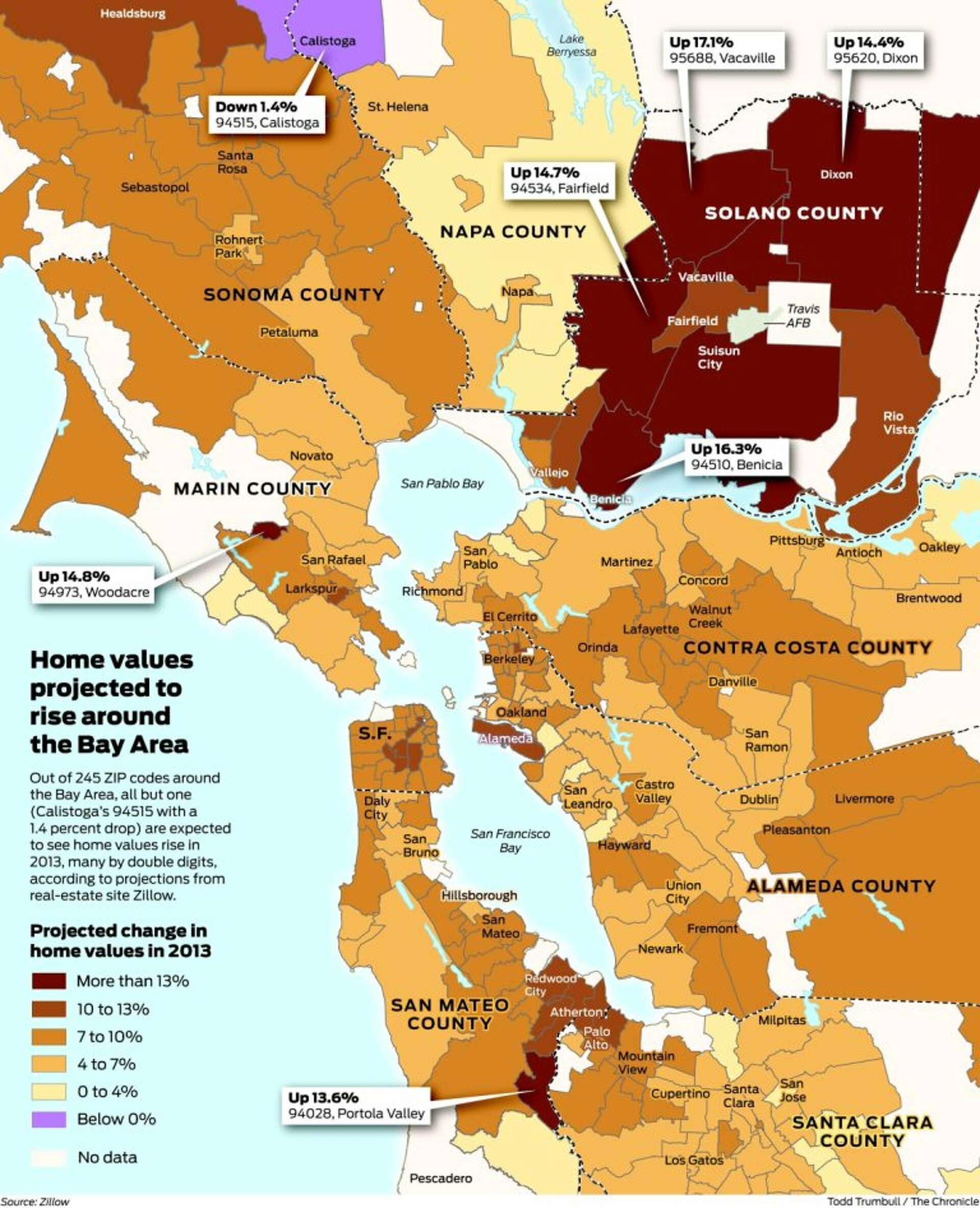 Bay Area home prices projected to surge
