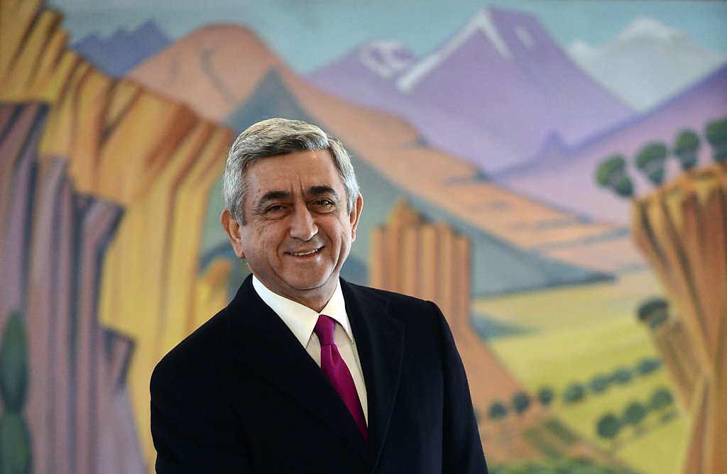 Armenia's president wins re-election