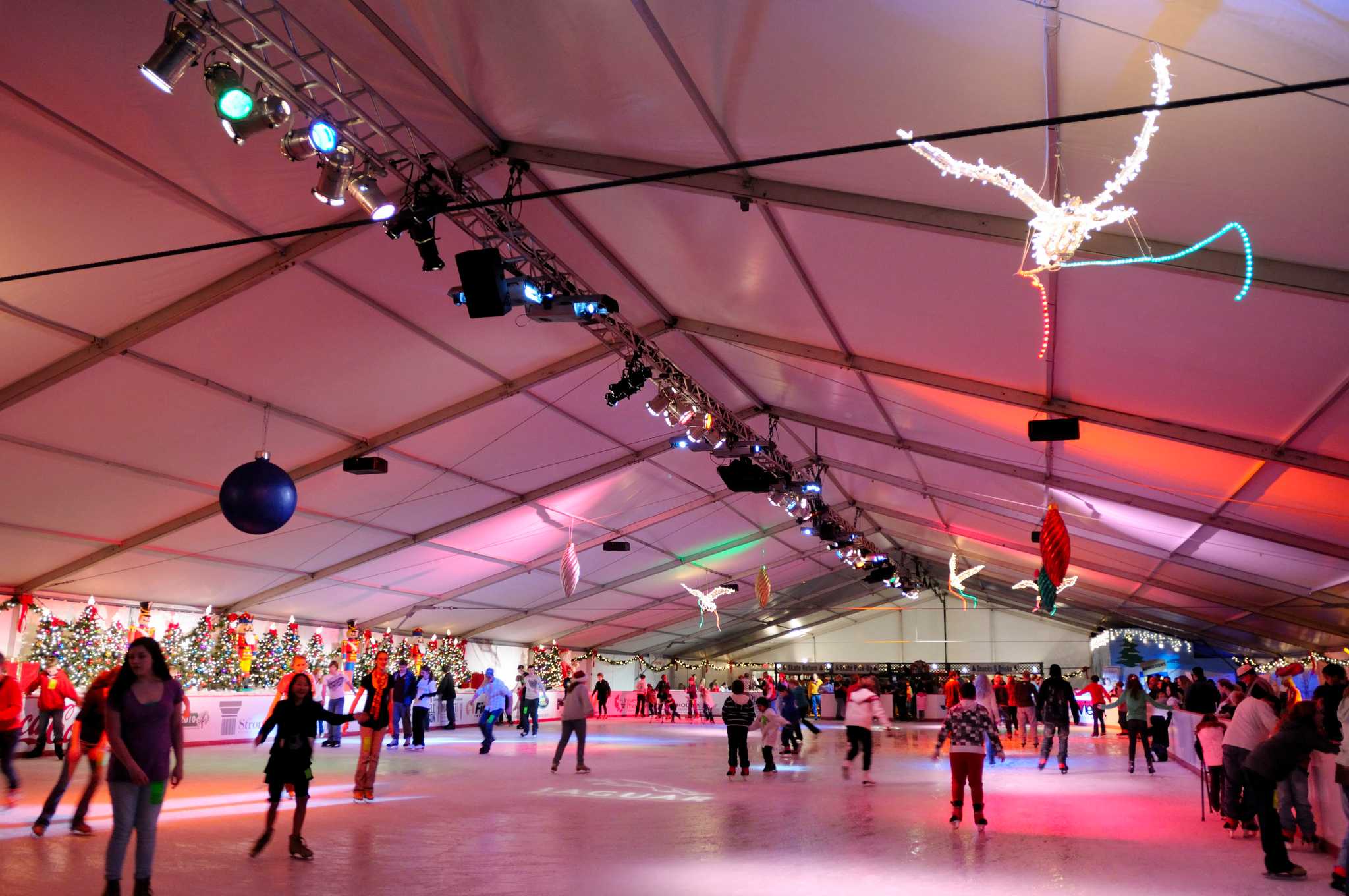Ice Rink at The Woodlands Town Center welcomed more than 49,000 skaters ...