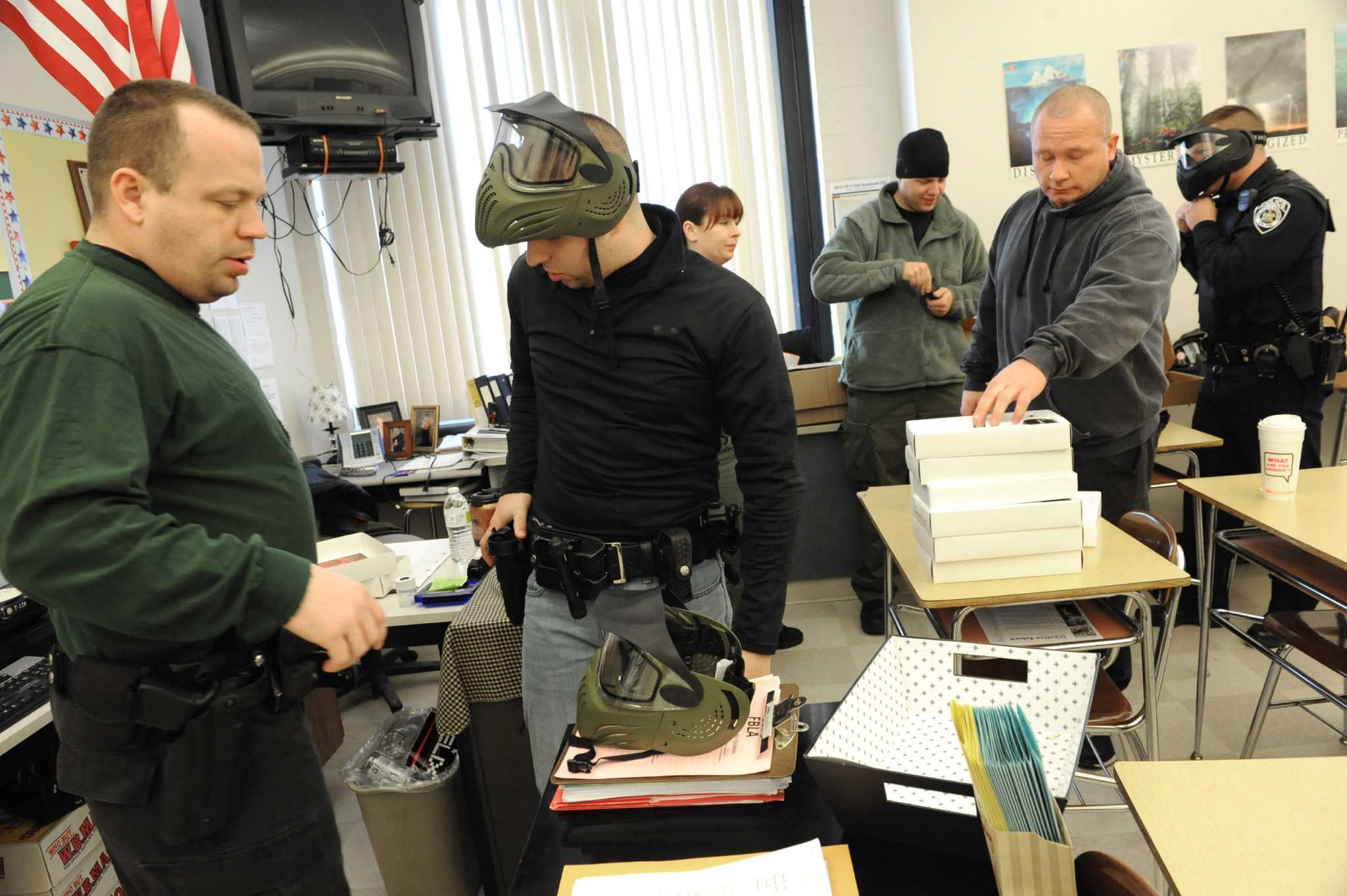Police training brings back memories of school shooting