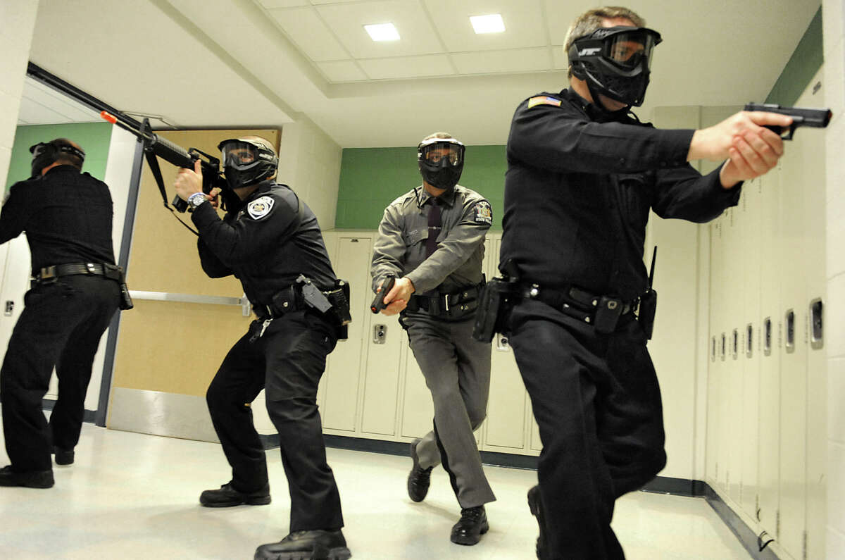 Police training brings back memories of school shooting