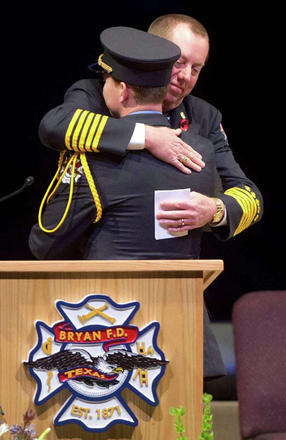 Memorial service for Bryan firefighters