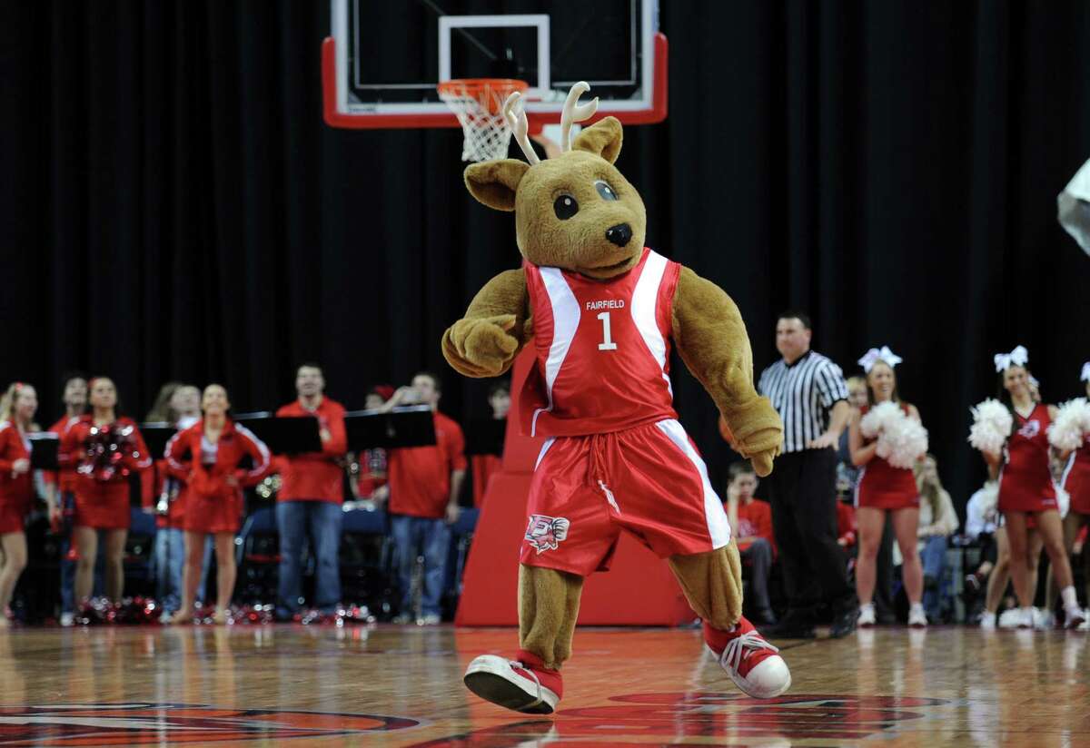 Fairfield U's mascot gets a makeover and a pitching debut