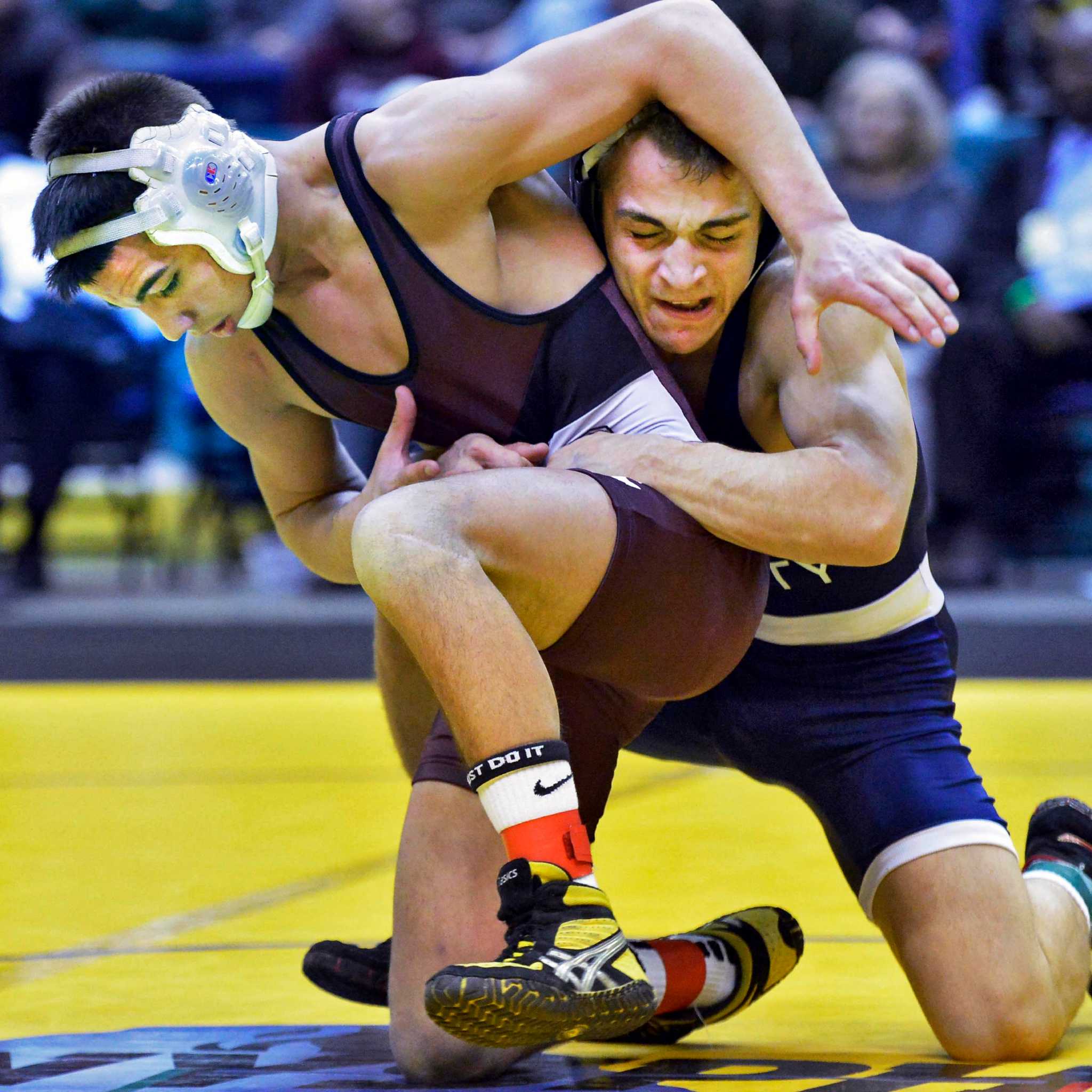 Showing up to wrestle