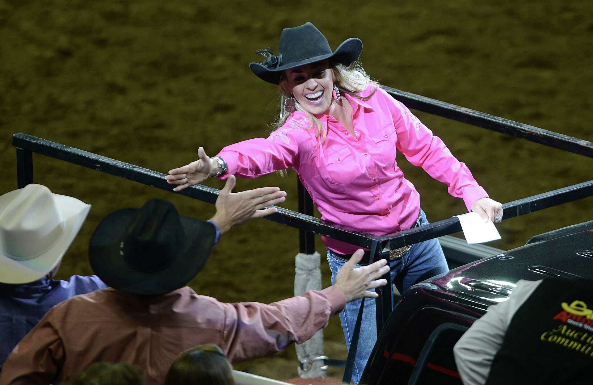 Rodeo barrel racer is Wrangler clothing designer