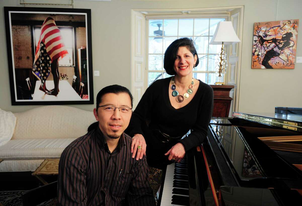 A Westport couple hosts salons of old, but looks to the future