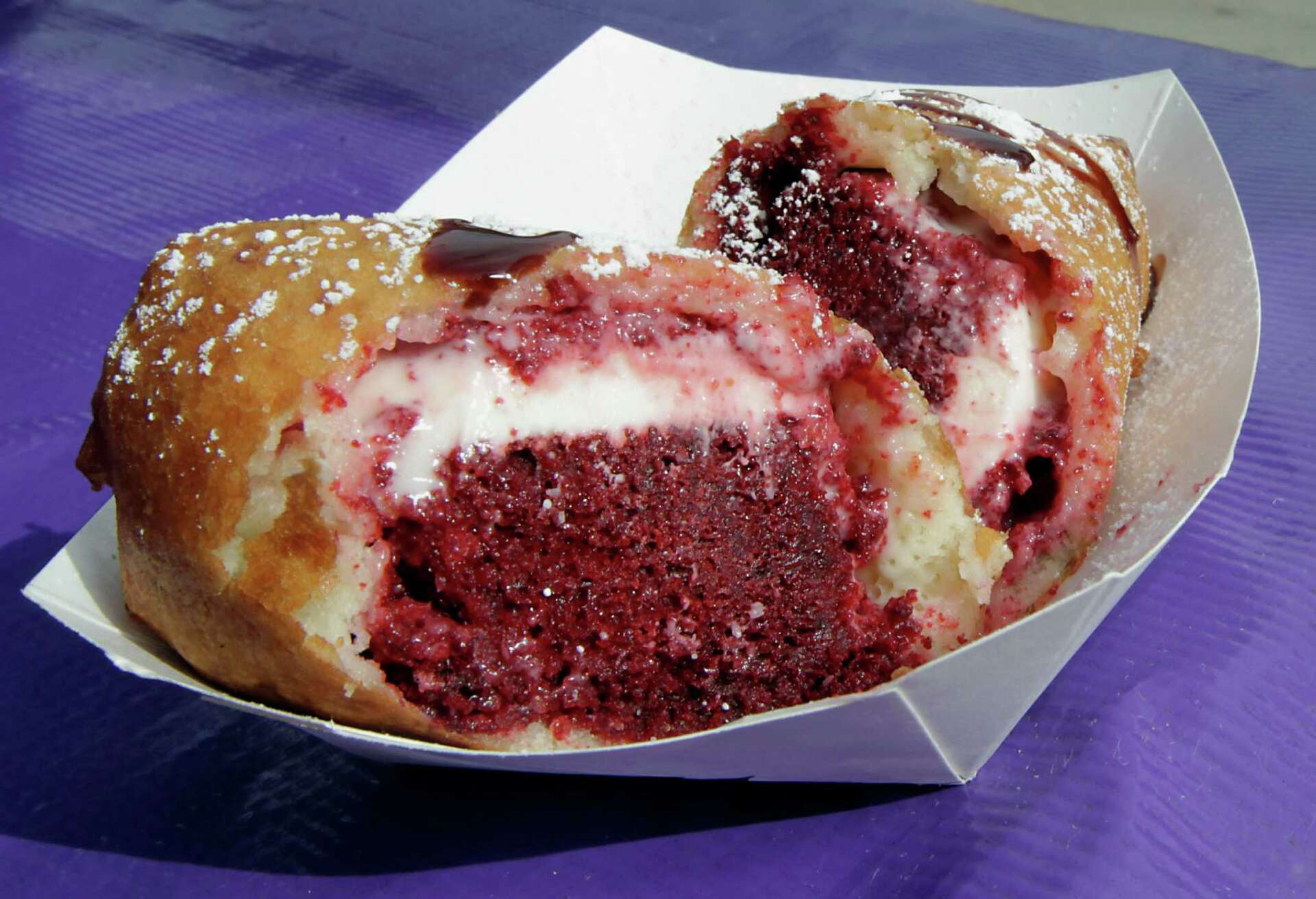 Find it at the carnival: Bacon Cotton Candy