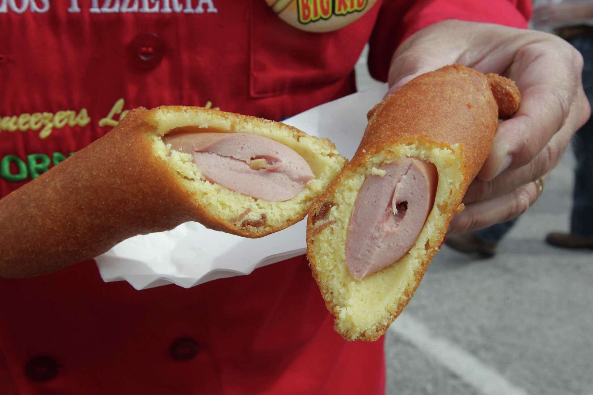 Find it at the carnival: Bacon Cotton Candy