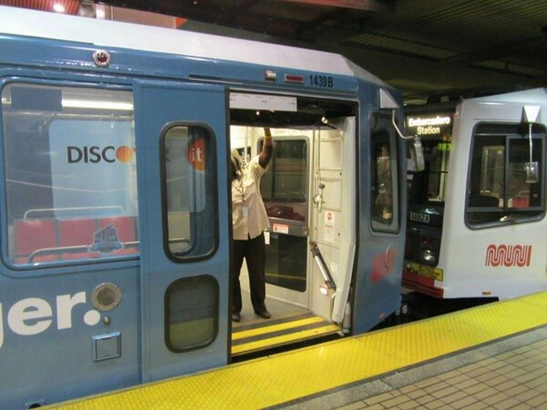 Driverless Muni Metro train takes off in tunnel