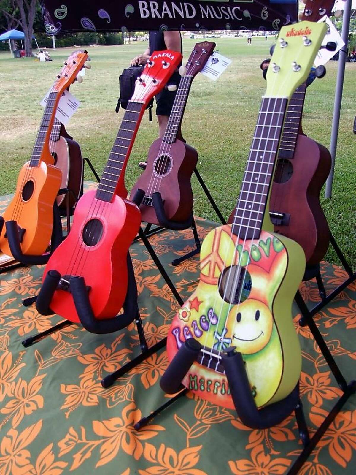 Ukulele strikes a chord on the U.S. mainland