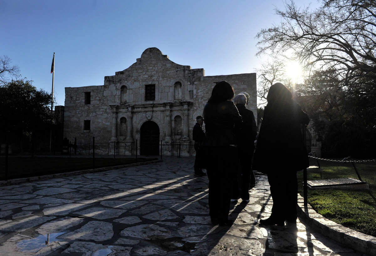 Eyes of Texas on Alamo library