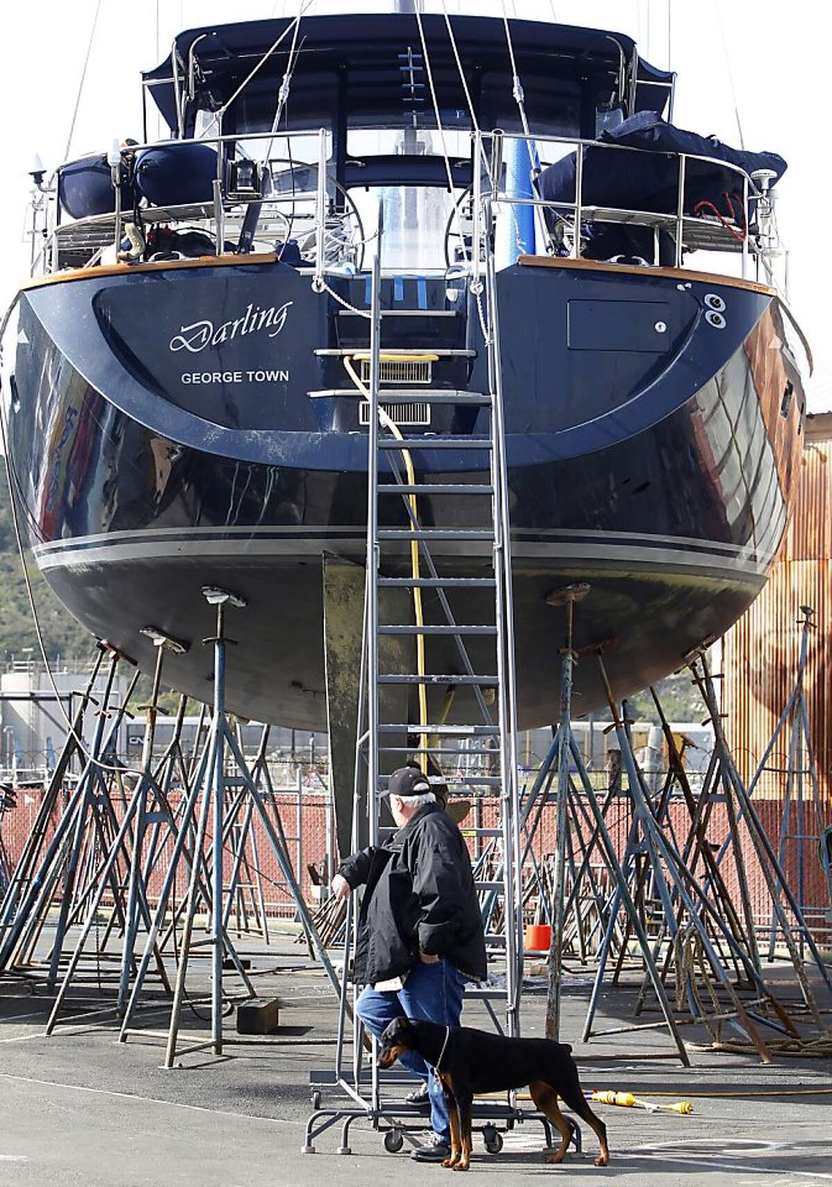 Boat thieves didn't have to hunt for keys