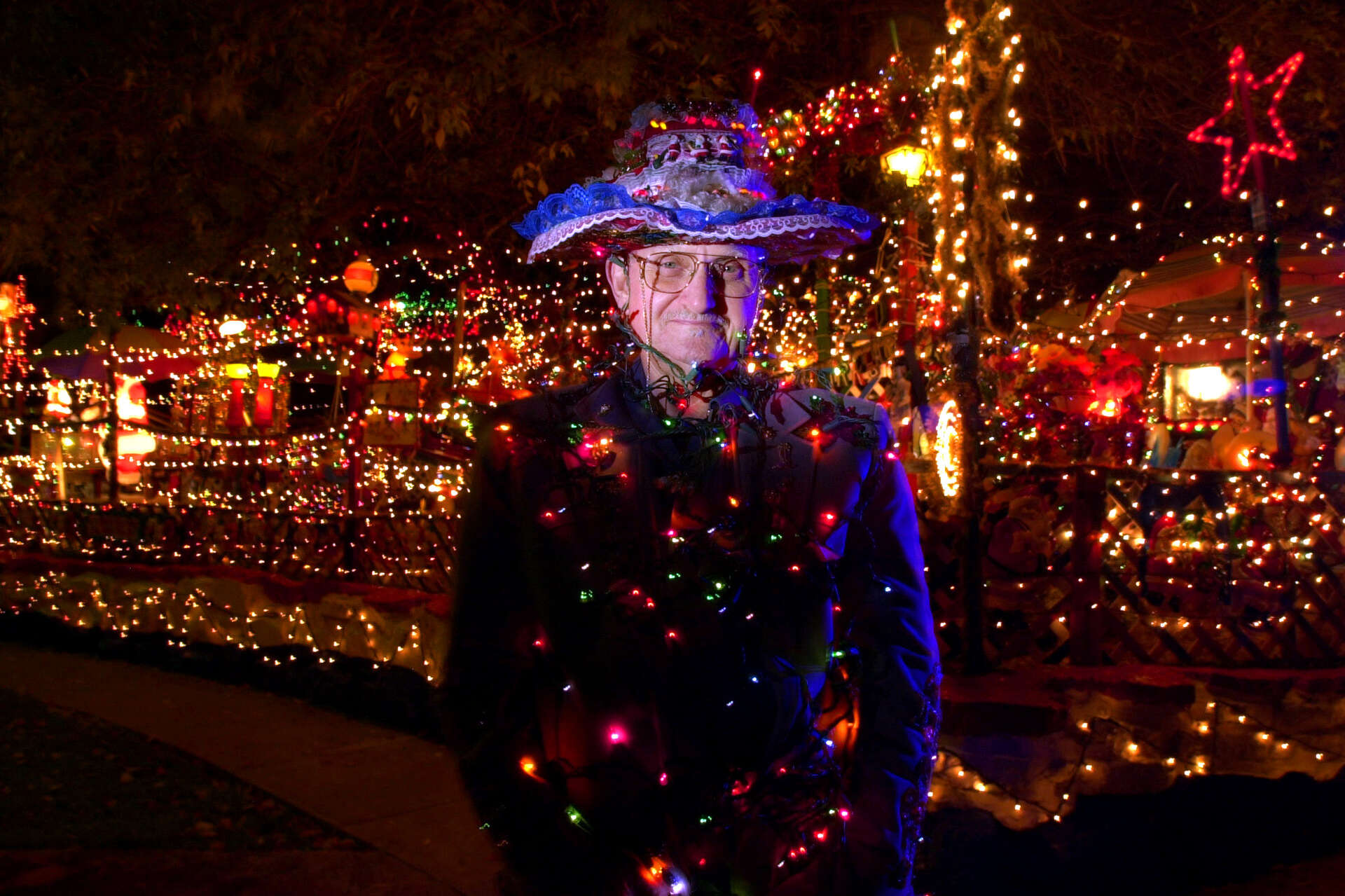 Ed Clark's Christmas house became S.A. tradition