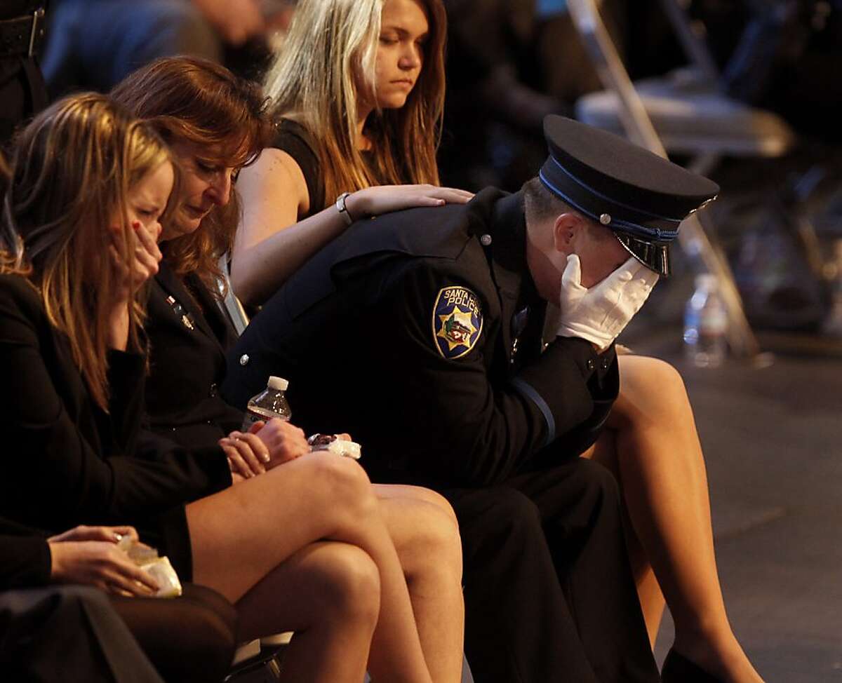 Slain Santa Cruz officers eulogized
