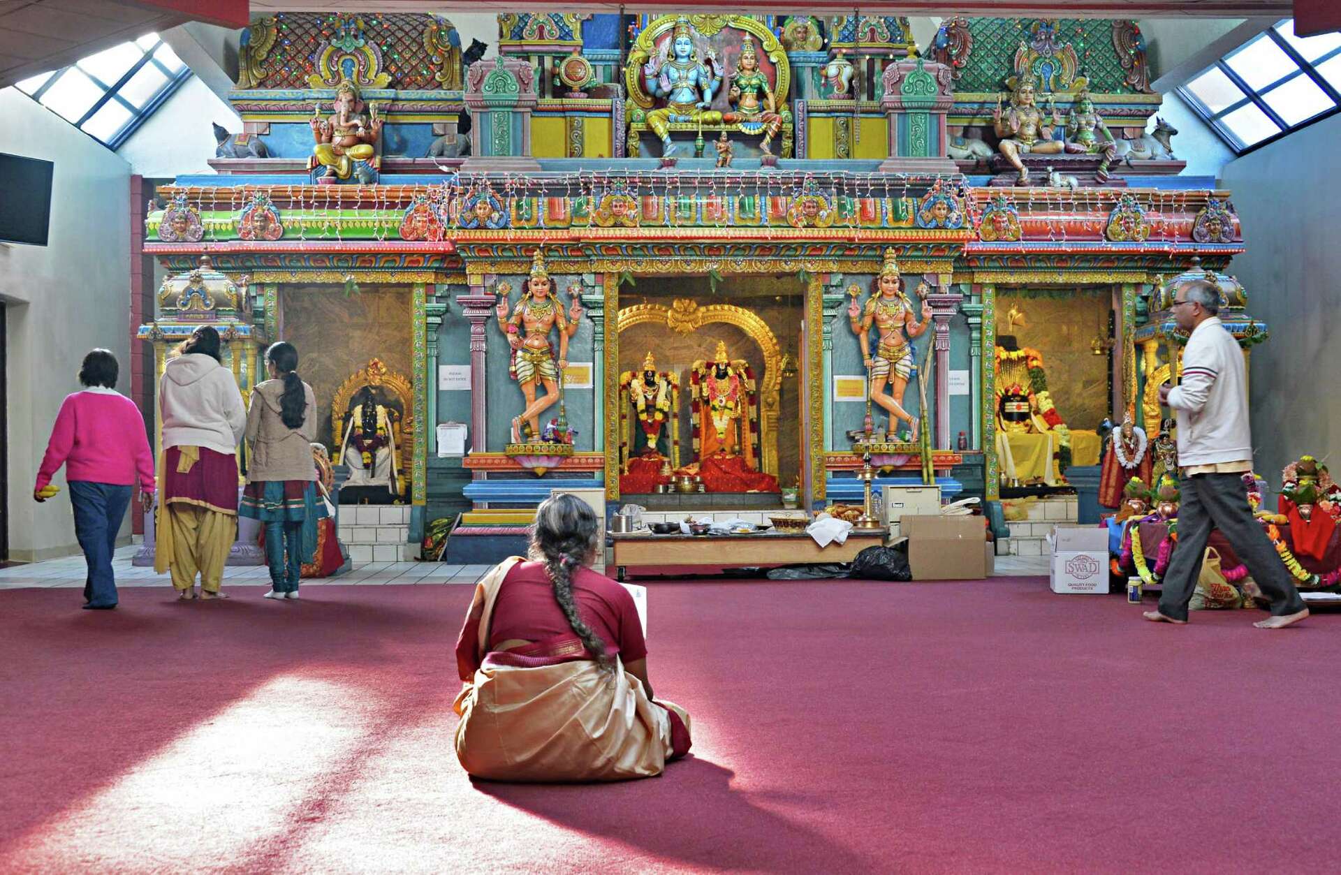 Inside The Albany Hindu Temple