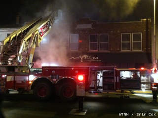 Fire damages Ansonia landmark
