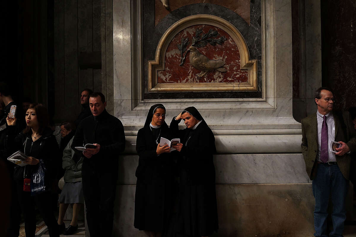 Local Catholics salute the New World's first pope