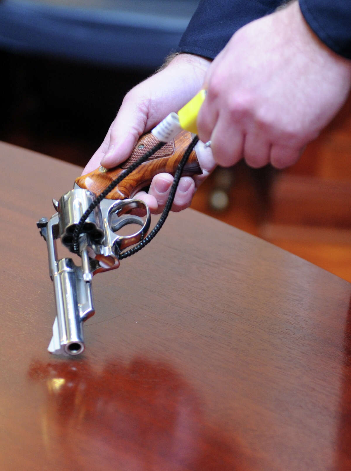 Finch, gun lobby group, back free gun locks